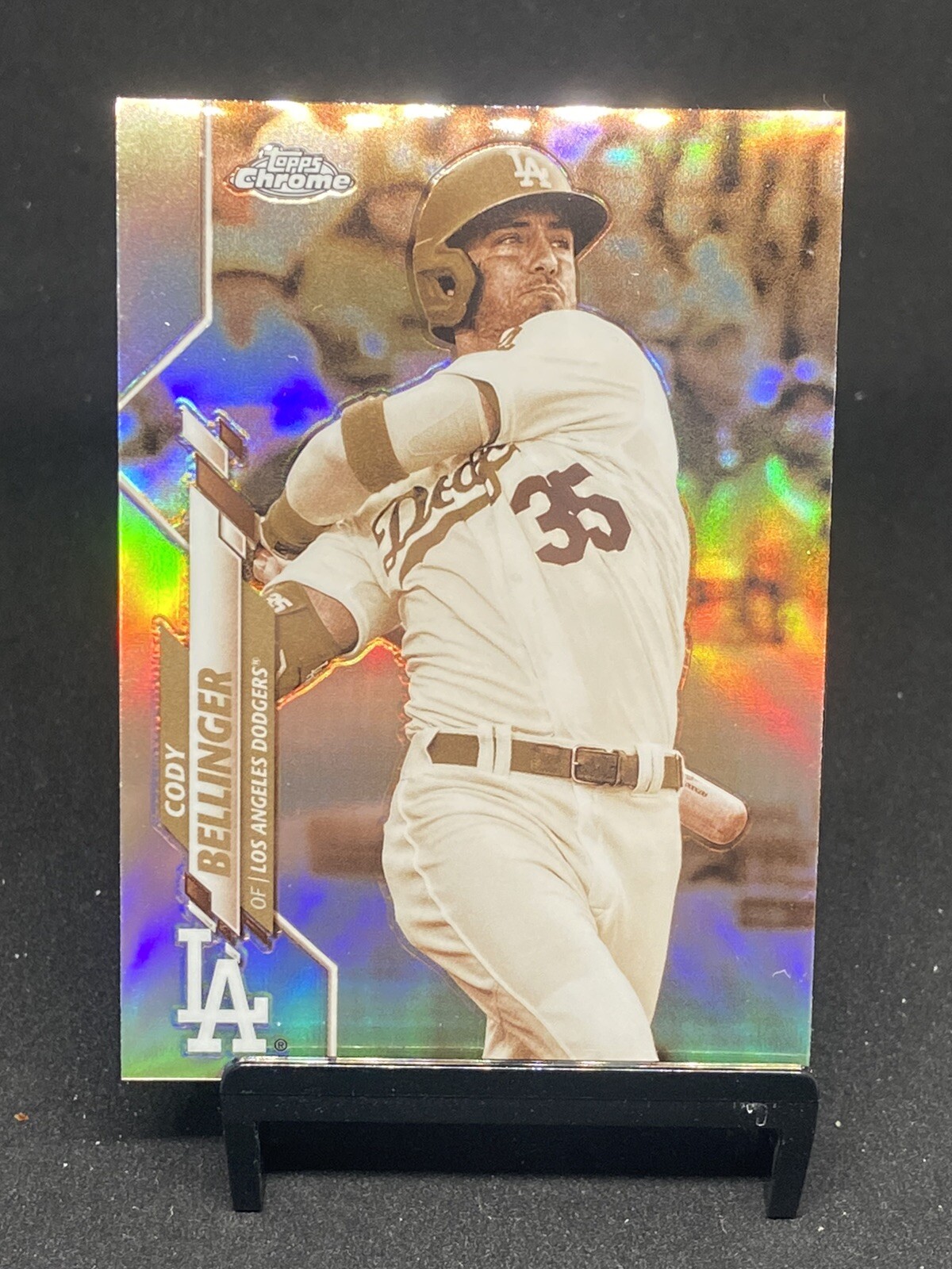 2020 Topps Chrome Cody Bellinger Sepia Refractor Parallel SP Dodgers | eBay