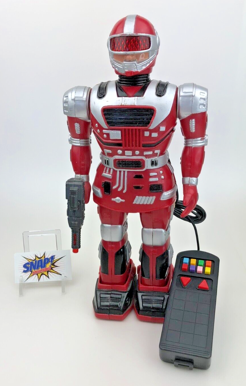 Talk N' Walk Robot 12" Red/Silver - 1992 Tandy-Radio Shack (Untested ...