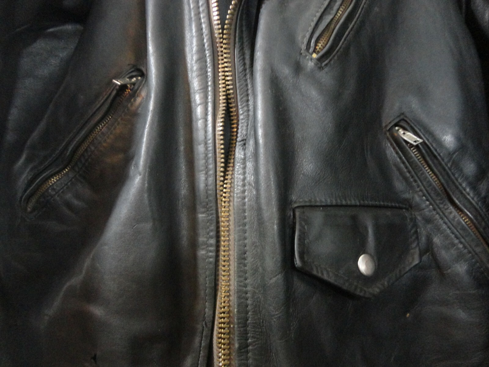 1950s Vintage Leather Motorcycle Jacket (Beck, Northeastern Flying Togs ...