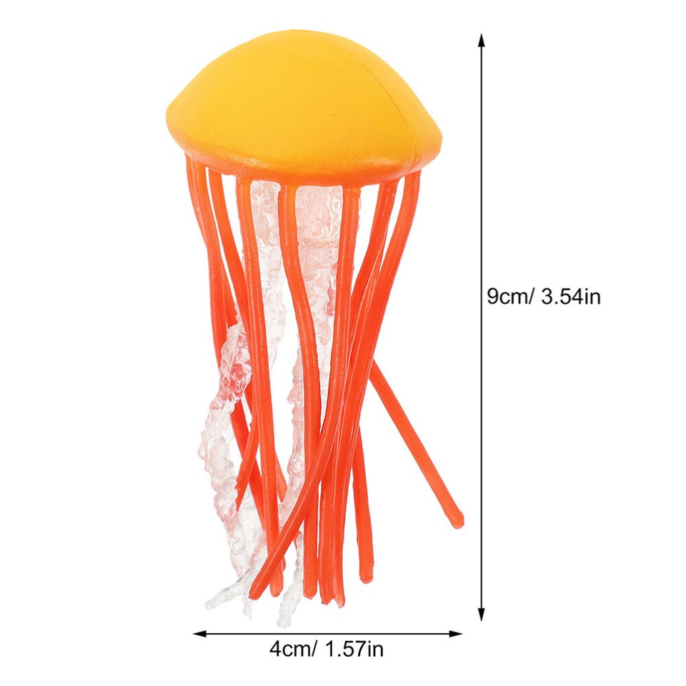 2pcs Jellyfish Figurines Jellyfish Models Sea Animal Figures Realistic ...