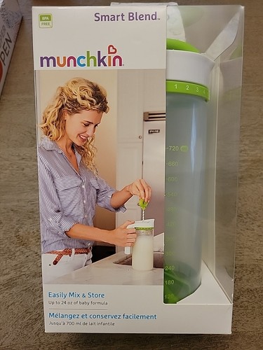 Munchkin Smart Blend 24 oz Spill-Proof Infant Formula Powder Mix ...