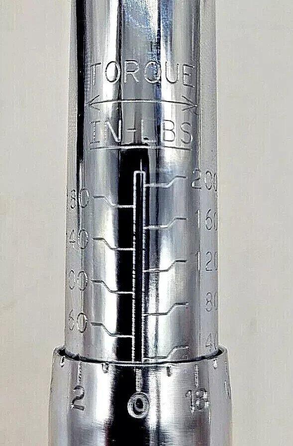 J6062C Proto 1/4" Drive Ratcheting Head Micrometer Torque Wrench 40-200 ...