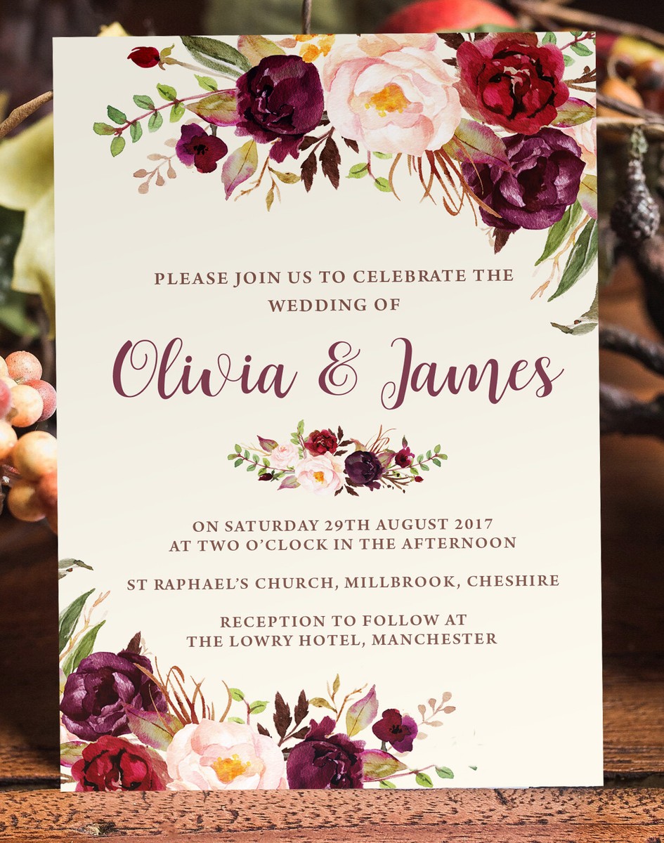 Boho Wedding Invitations 2017