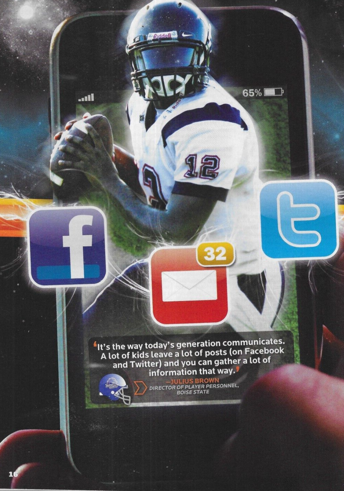 Sporting News Magazine Football Recruiting Guide Top 100 Players ...