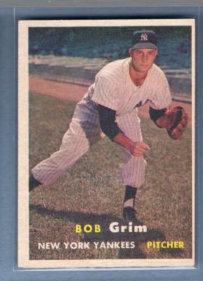 1957 Topps #36 Bob Grim EX-MT GO87 | eBay