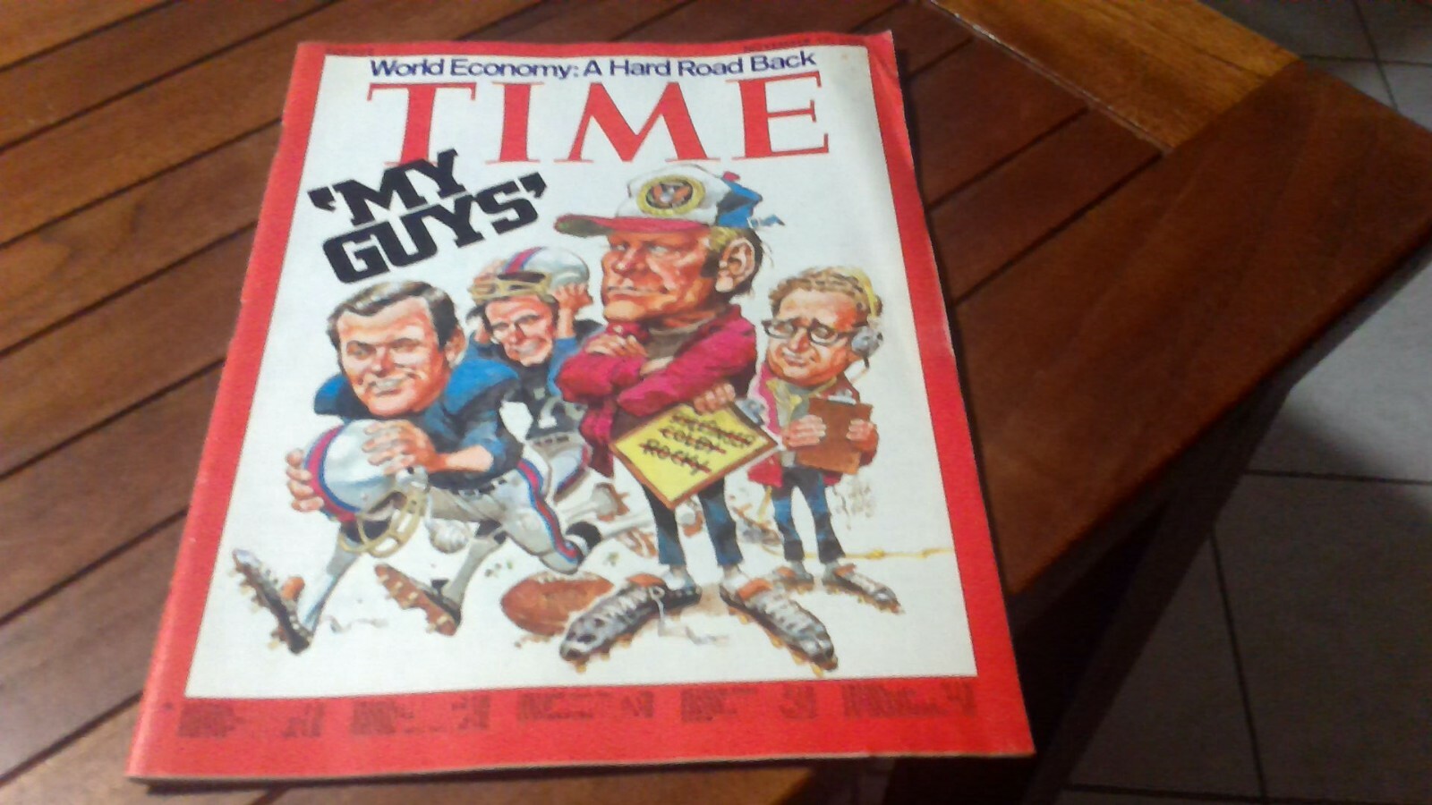 vintage-Magazine revue TIME-europe edition-november 1-1975:my guys ...
