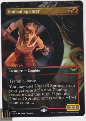 MTG - Undead Sprinter (Borderless) (DSK) Magic Card Mint | eBay