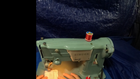 SINGER 327 ZIGZAG SEWING MACHINE W/ATTACHMENTS MANUAL SERVICED SEWS ...