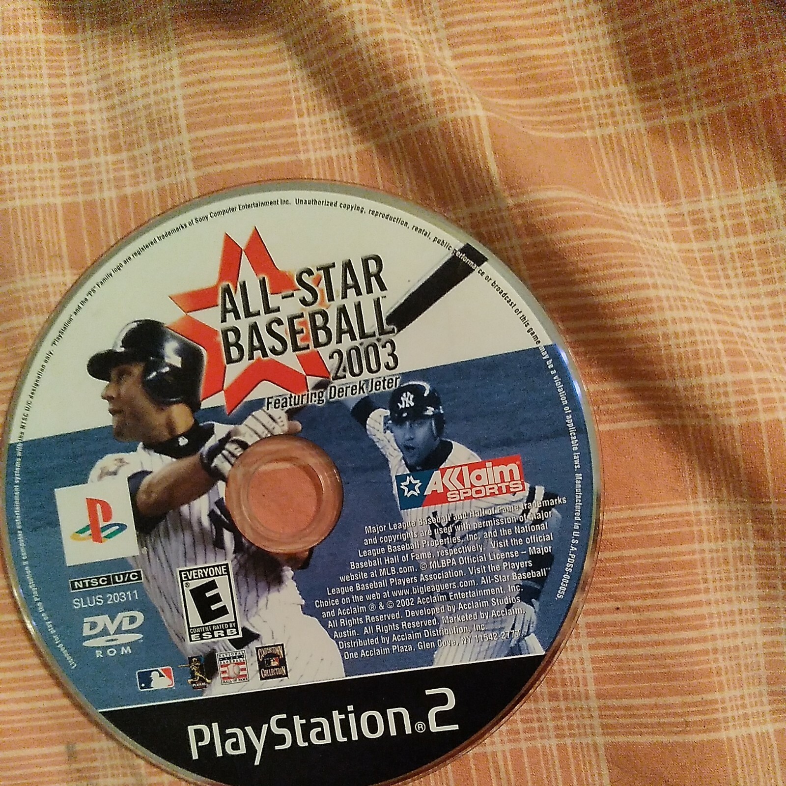 All-Star Baseball 2003 (Playstation 2 PS2) WORKS - DISC ONLY ...