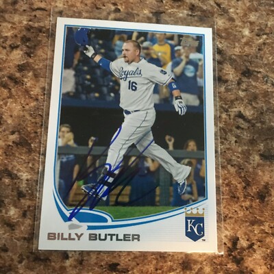 Billy Butler Signed 2013 Topps Auto Kansas City Royals Yankees A's | eBay