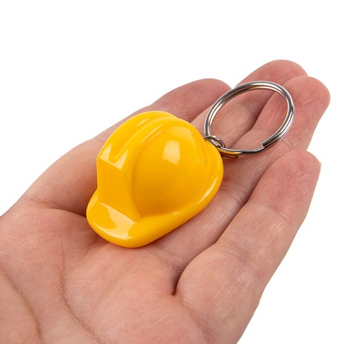 Helmet Hard Hat Keychain Holiday Creative Safety Helmet Keying Jewelry ...