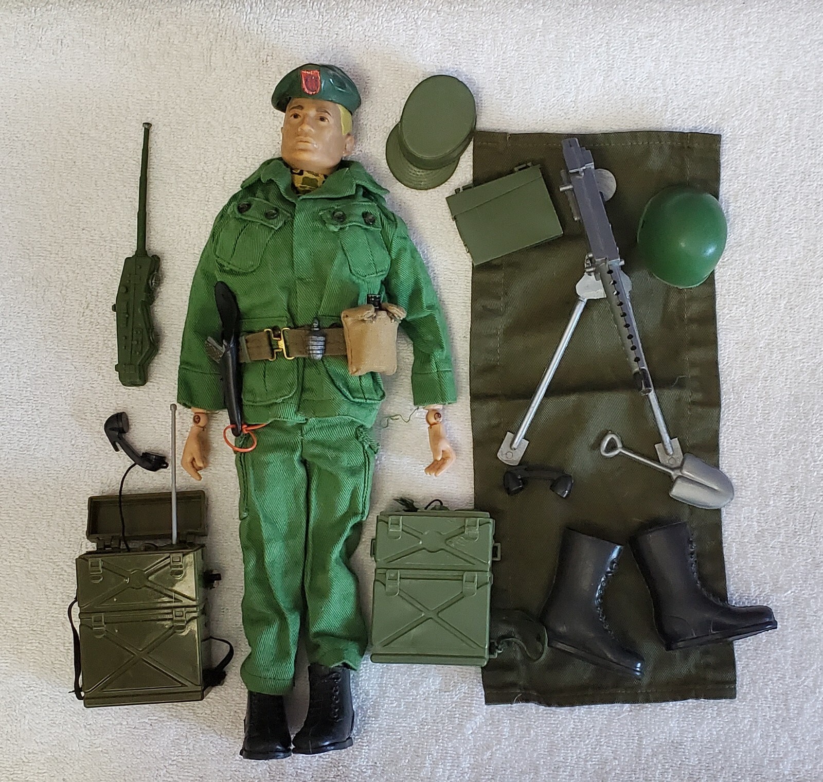 Vintage 1966 GI Joe Green Beret Uniform And Accessories | eBay