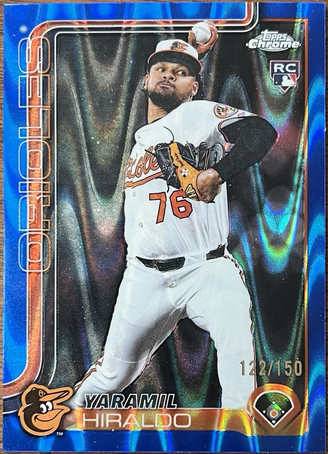2025 Topps Chrome Update Series - Yaramil Hiraldo #USC78 Blue RayWave ...