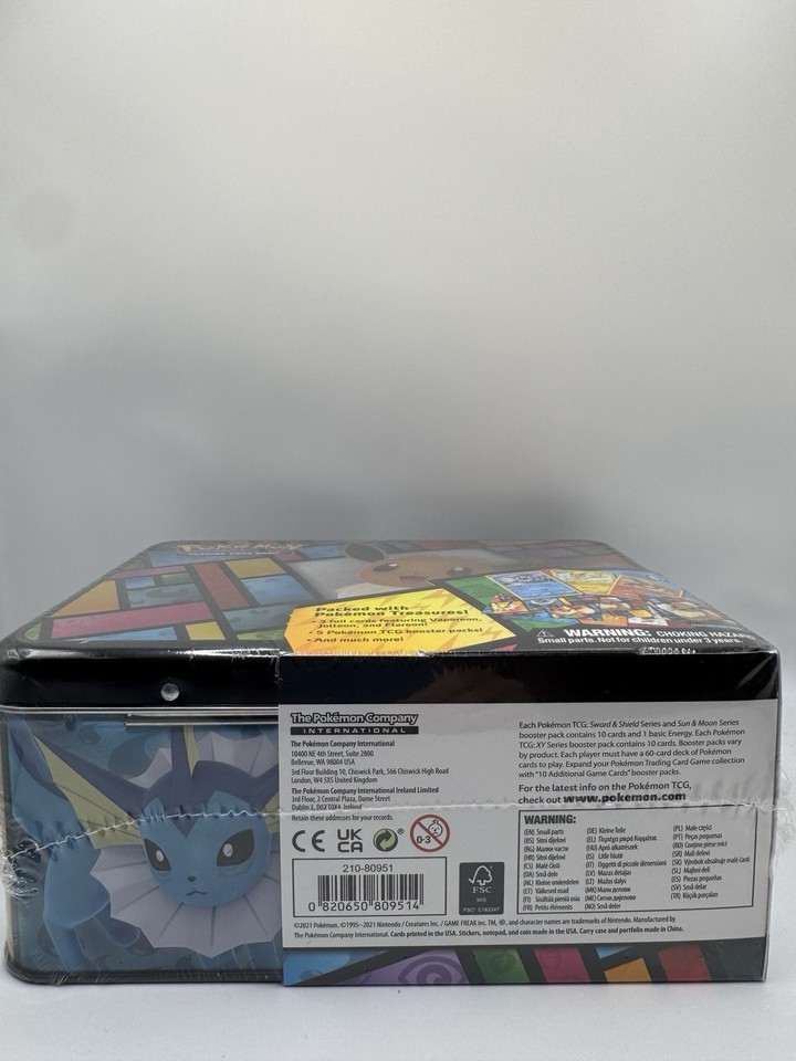 Pokémon TCG - Eevee Collector's Chest Lunchbox Tin | eBay