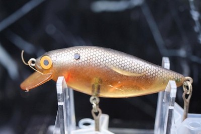 Bomber Bait Co Yellow Scale Speed Shad fishing lure clear transparent ...