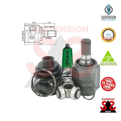 Front Axle Left Lh Cv Joint Kit, Drive Shaft Suit HYUNDAI i45 2.4 49582 ...