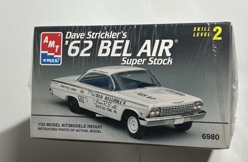AMT DAVE STRICKLER'S 62 CHEVY BEL AIR SUPER STOCK MODEL NEW/VHTF | eBay