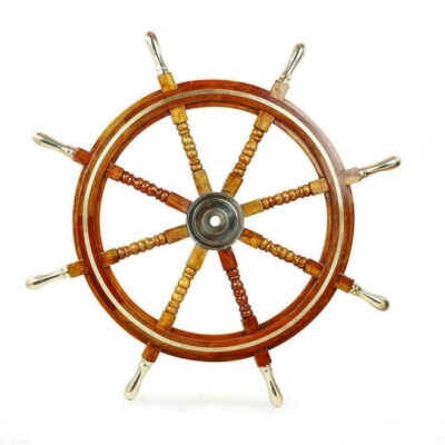 Wheels - 36 Wooden Helm Wheel
