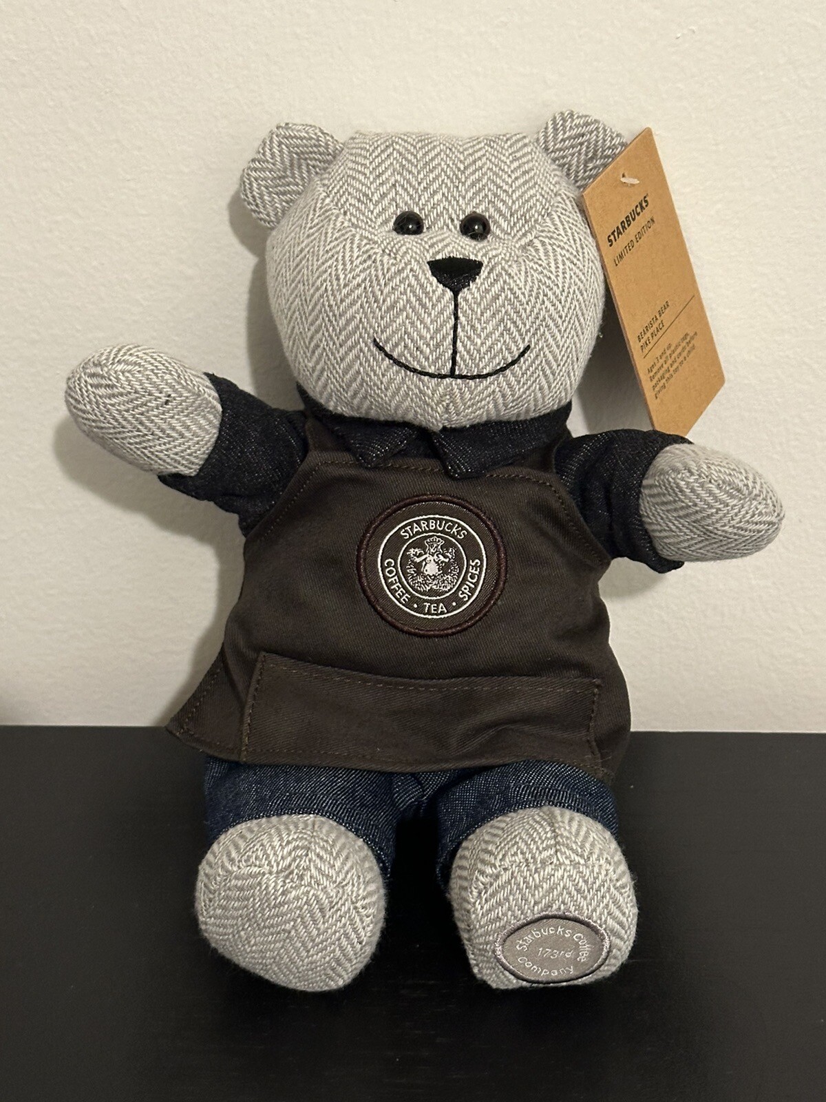 Starbucks Orig Store Coffee Pike Place Bearista Bear Apron 173 Limited ...