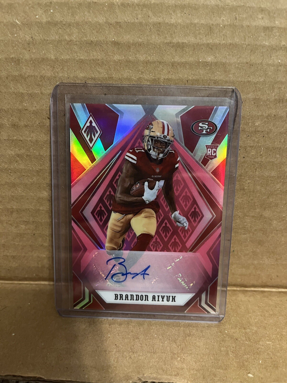 2020 Panini Phoenix Brandon Aiyuk Rookie RC Pink Auto Autograph 35/35 ...