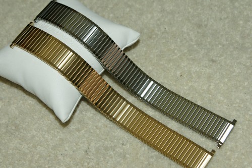 XL Stainless Steel Expander Bracelet Watch Strap 18-22mm 20-24mm bars ...