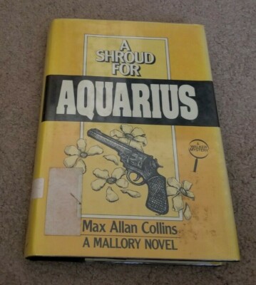 1985 A SHROUD FOR AQUARIUS Walker Mystery Max Allan Collins 1st Edition ...