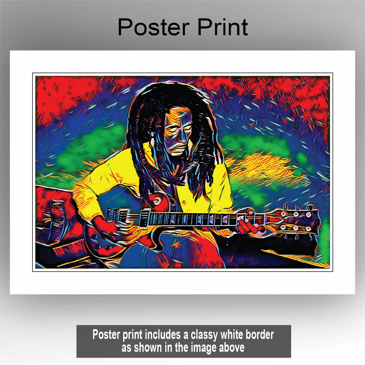 Bob Marley Weed Poster