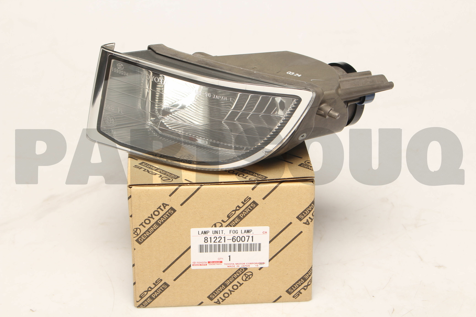 8122160071 Genuine Toyota LAMP UNIT, FOG LAMP, LH 81221-60071 | eBay