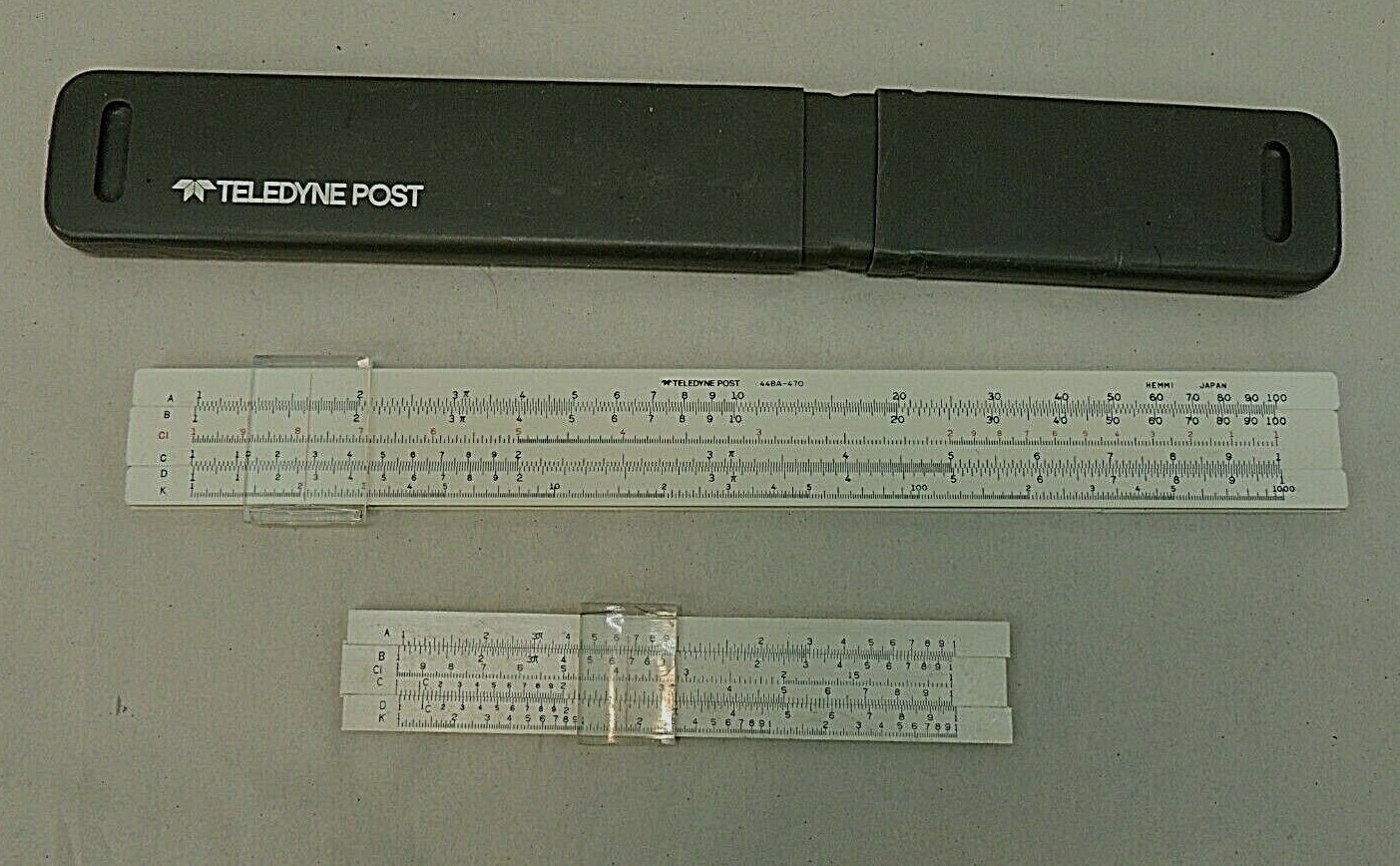 TELEDYNE POST SLIDE RULE, NORTHERN STATES SMALL SLIDE RULE | eBay