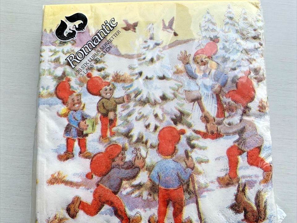 Vintage Christmas Paperware Holidays Lot Placemats Napkins Coasters | eBay