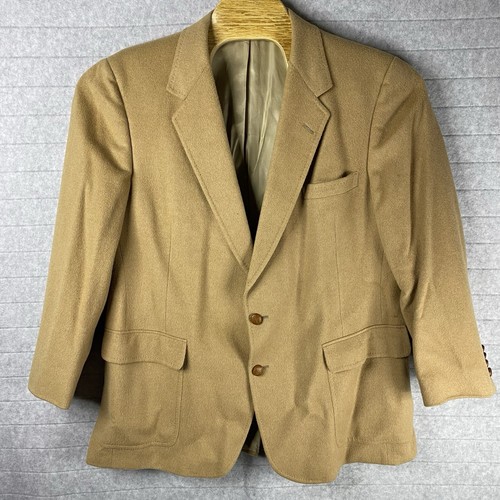 Hart Schaffer Marx Men’s Blazer Camel Hair Beige Sport Coat Jacket Size ...