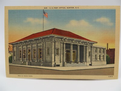 Vintage Postcard - US Post Office, Sumter, SC - Unused | eBay