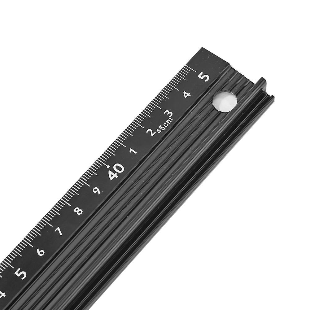 AU Multi-function Aluminum Alloy Hand Protective Ruler Non-slip Ruler ...
