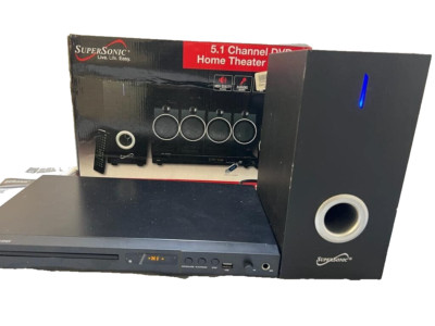 SuperSonic 5.1 Channel Karaoke Function DVD Home Theater ONLY BIG ...