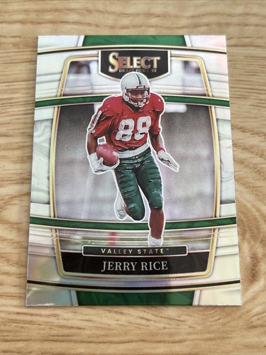 2022 Panini Select Draft Picks #53 Jerry Rice Silver Prizm | eBay