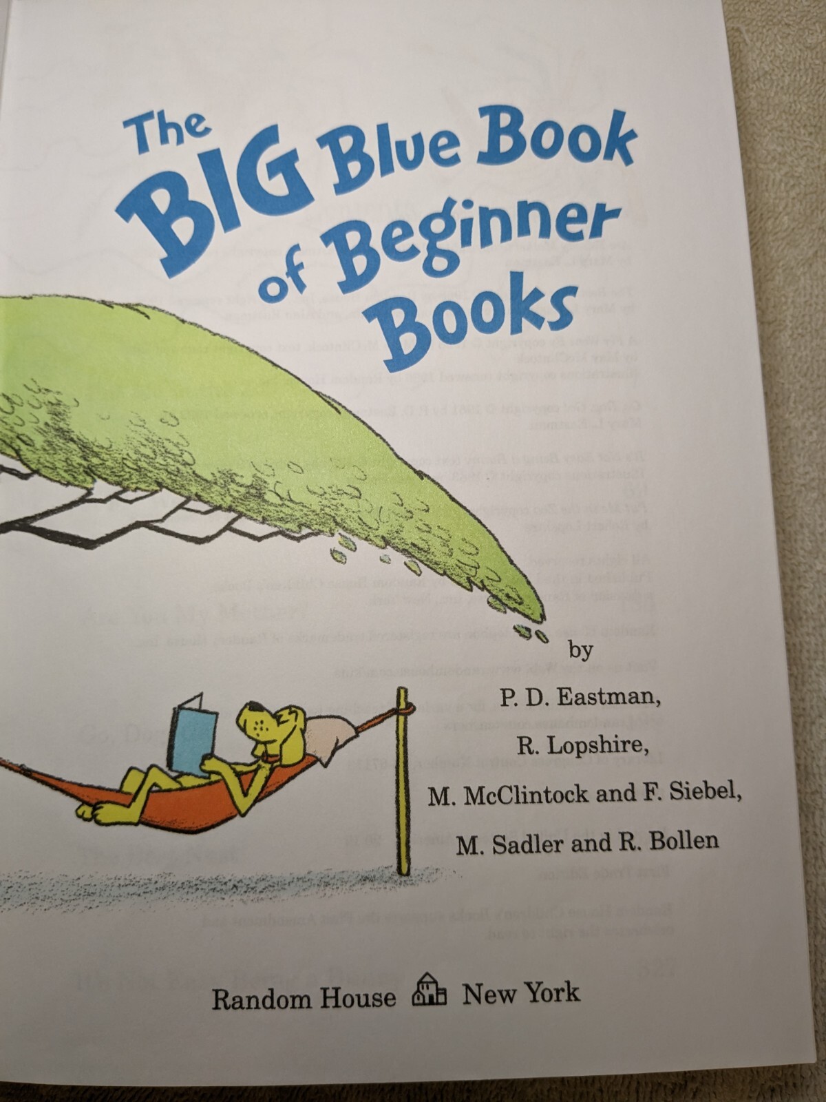 The Big Blue Book of Beginner Books, HB, Random House, 2008, Dr. Seuss ...