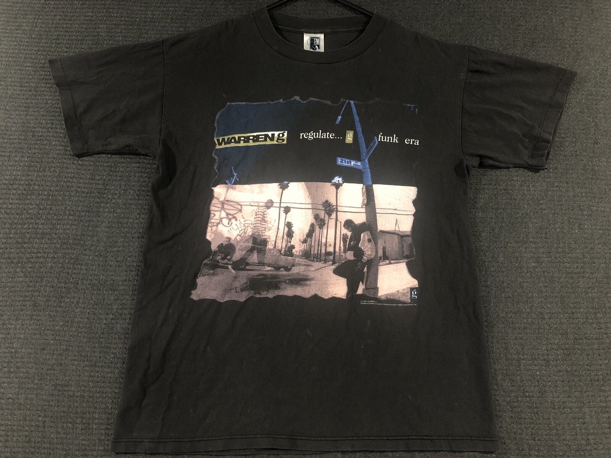 Vintage Warren G Regulate Funk Era 1994 Rap Shirt Large Vintage Warren G Regulate Funk Era 1994 Rap Shirt Large