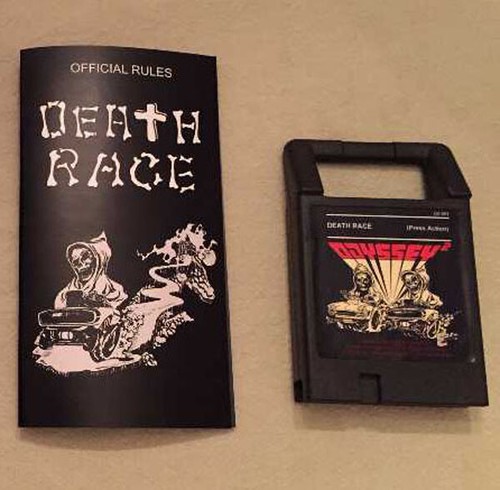 DEATH RACE Odyssey2 Videopac homebrew videogame cartridge Magnavox ...