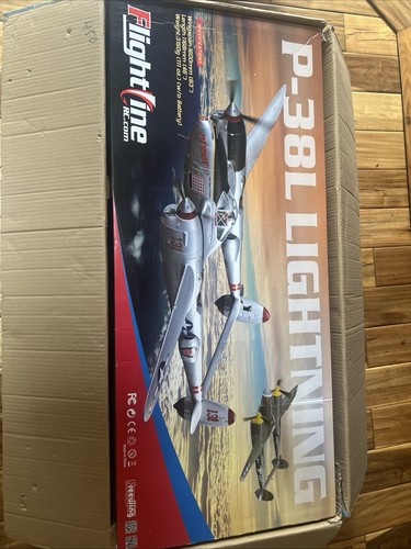 Flightline Motion Rc P-38l Lightning 63” Rc Twin Engine Airplane | eBay