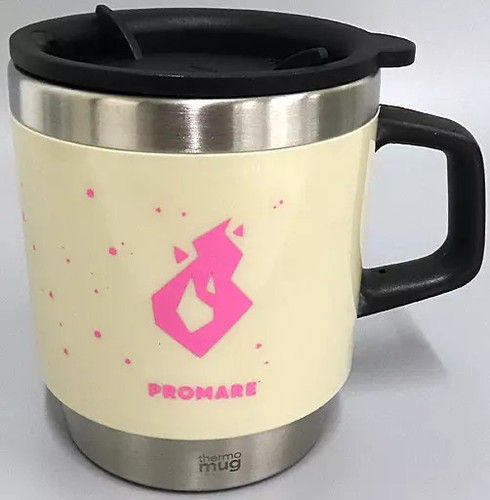 Promare x Thermo Mug Burnish Flare Ivory Stackable 300ml Insulated Mug ...