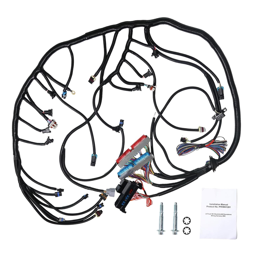 LS Wire Harness with 4L60E Transmission, Engine Wiring Harness for ...