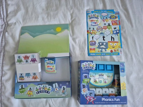 Alphablocks Cbeebies phonics And Magnetic Pack Home schooling | eBay