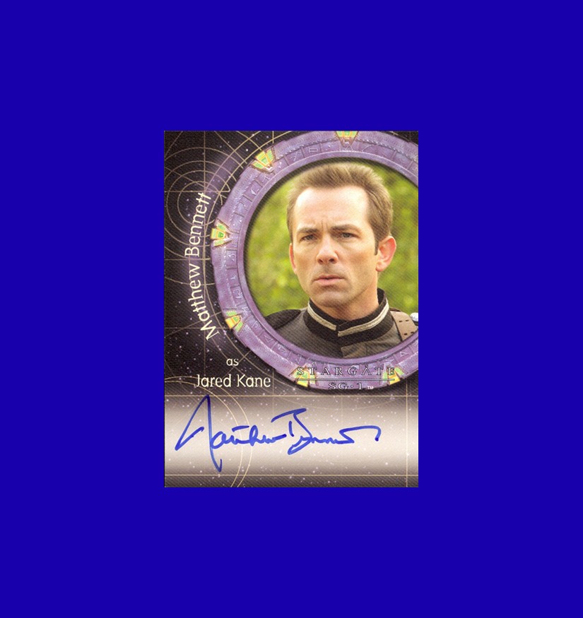 Matthew Bennett as Jared Kane 2007 Stargate SG-1 Season 9 Autograph AUTO #A81 | eBay