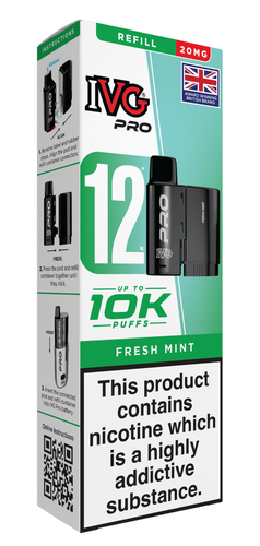 IVG Pro 12 Refill Pods | IVG Pro Refill Pods | Replaceable Prefilled ...