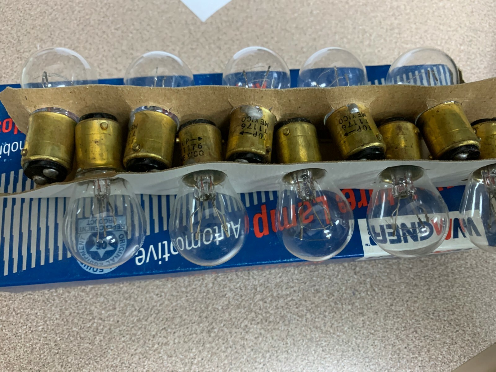 ONE BOX OF PACK OF 10 WAGNER 12V 1176 MINIATURE BULB | eBay