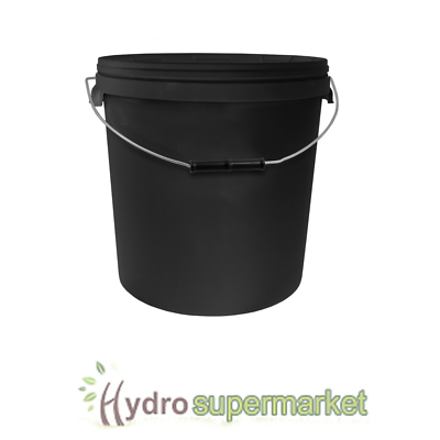 BUCKET, LID & HANDLE 5L, 10L, 20L, 25L, 33L, DIY DWC RDWC SEALED ...