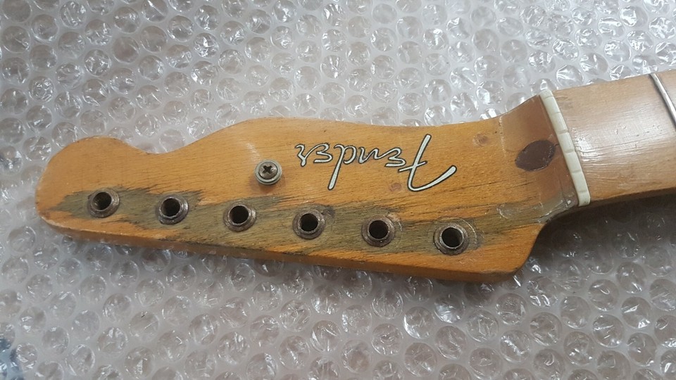 1956 FENDER TELECASTER MAPLE NECK USA - V SHAPE | eBay