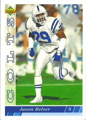 1993 Jason Belser Upper Deck #172 Football | eBay