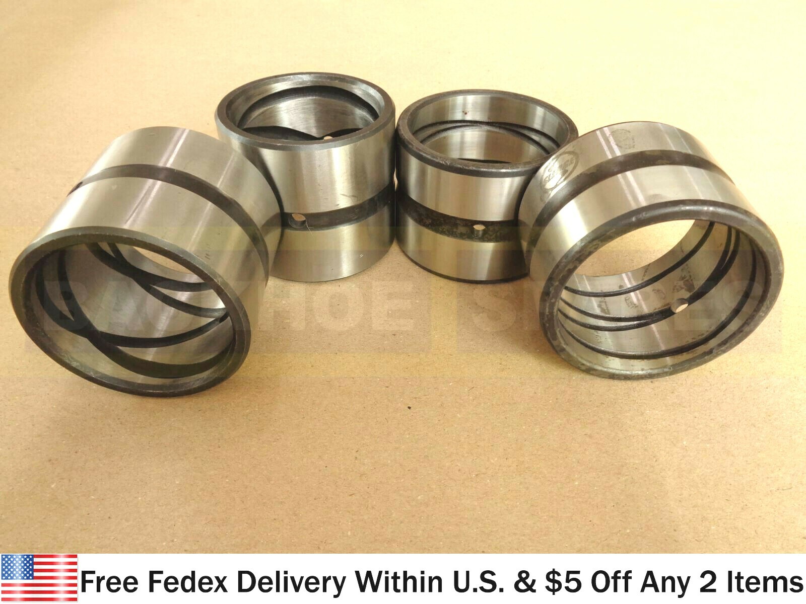 JCB JS200 & JS220 TIPPING LINK BUSH KIT (4 BUSHES) (PART NO. JRV0593 ...