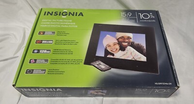 INSIGNIA DIGITAL PICTURE FRAME Wide FORMAT 10” INCH SCREEN NS DPF1 0PR ...